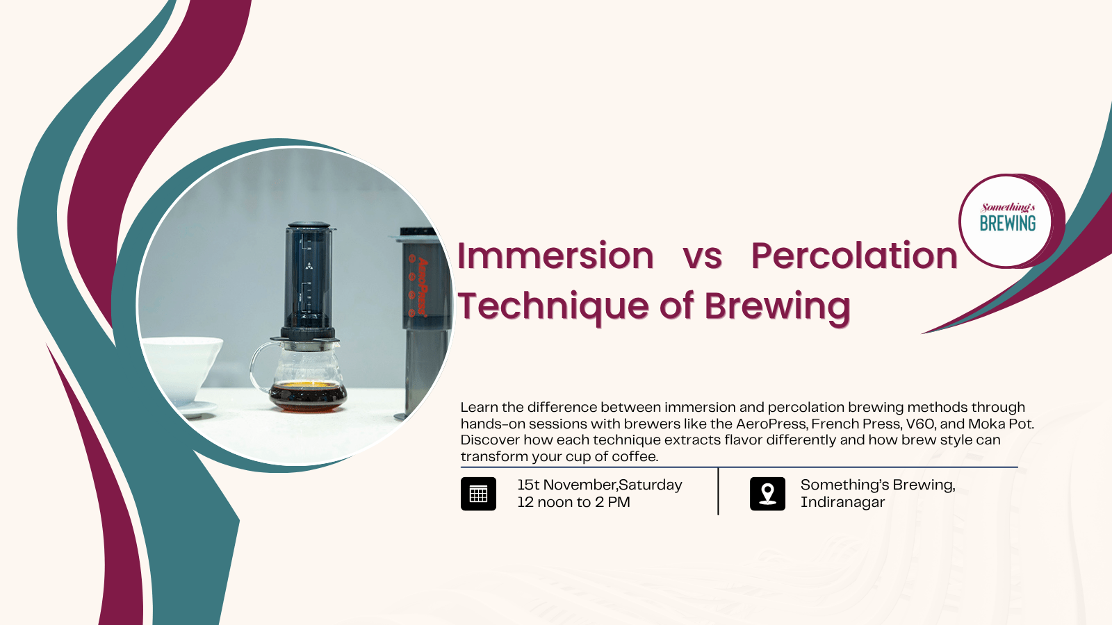Immersion vs Percolation: Brewing Techniques Explained – Something's ...